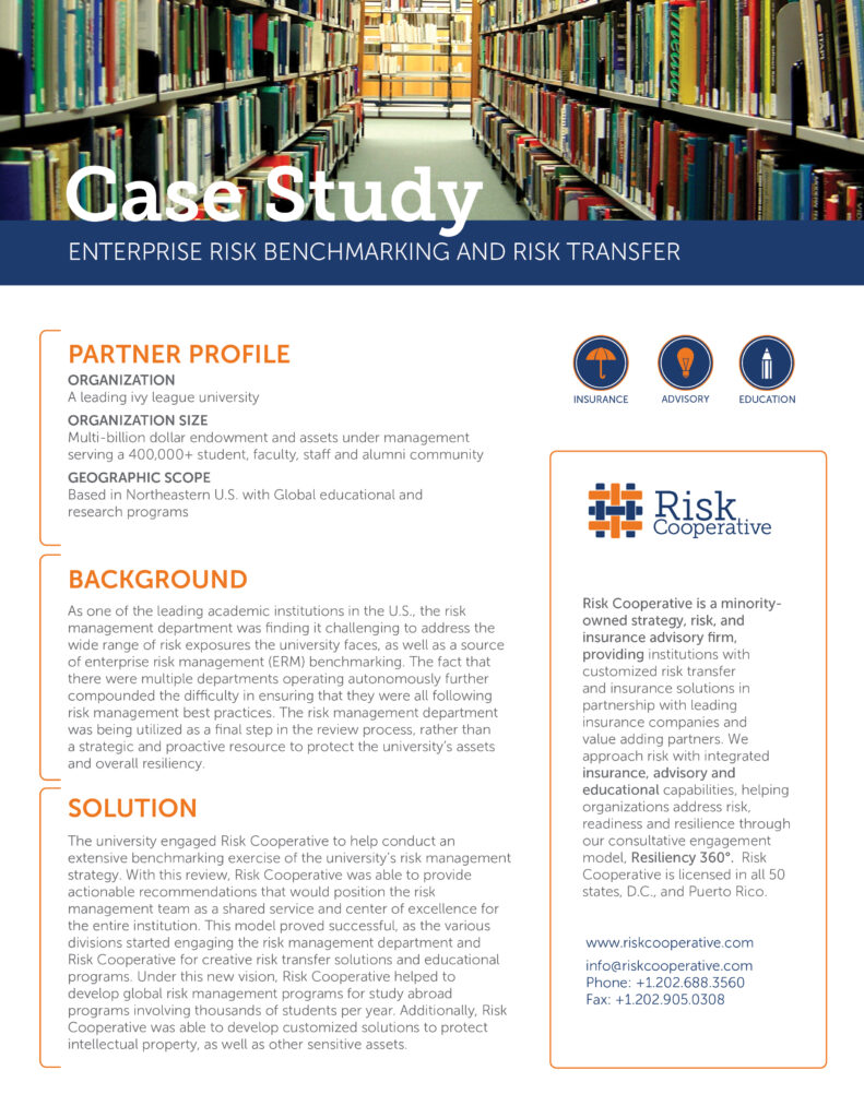 Risk Benchmarking | Risk Cooperative